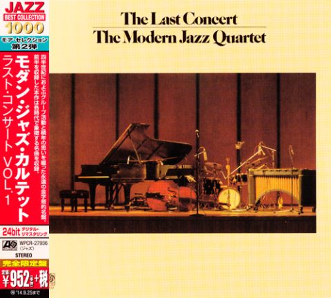 The Modern Jazz Quartet - The Last Concert Vol. 1 (1974/2014 ...